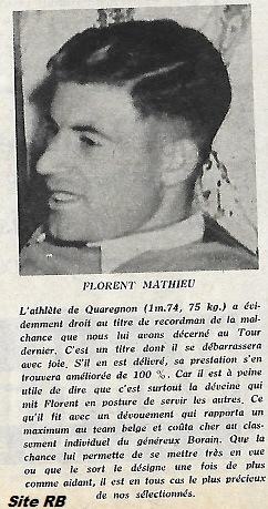 « SOUVENEZ-VOUS » : Florent MATHIEU. #2021 – Site Roger Baudechon ...