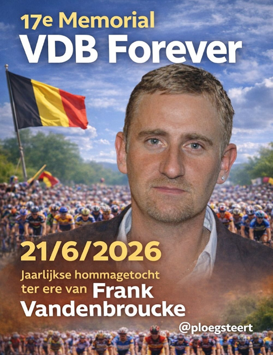 « MEMORIAL VDB FOREVER ». CYCLO/MARCHE. PLOEGSTEERT. 21/06.🥏2026 – Site ...